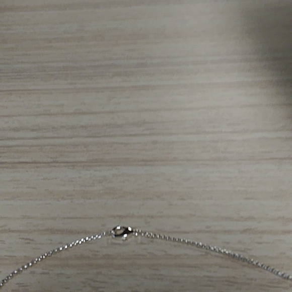 la cn | Jewelry | La Cn Silverstone Chain And 3 Charms Looks New | Poshmark